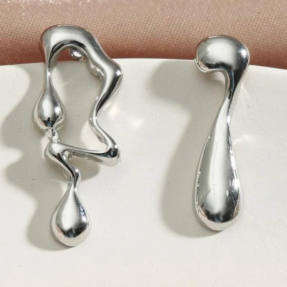 Jewelry | Melting Metal Silver Liquid Dripping Water Blood Droplet ...